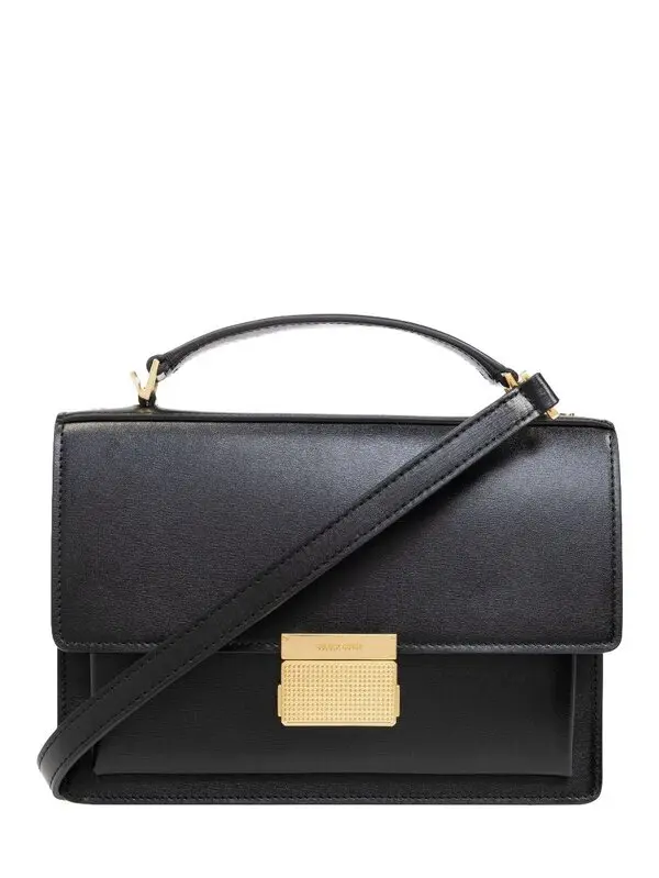 GOLDEN GOOSE Venezia Leather Handbag - Black
