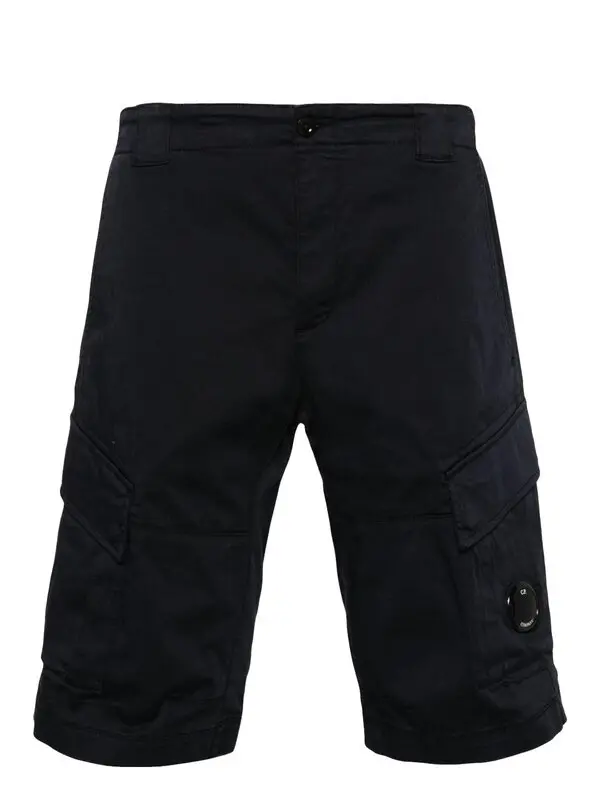C.P. COMPANY Cotton Cargo Shorts - Blue