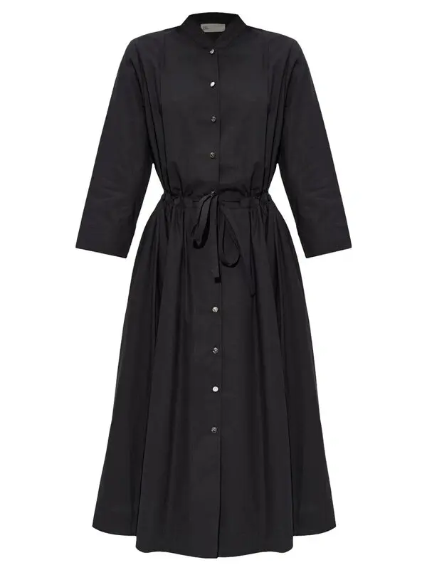 Tory Burch Cotton Shirt Dress - Black