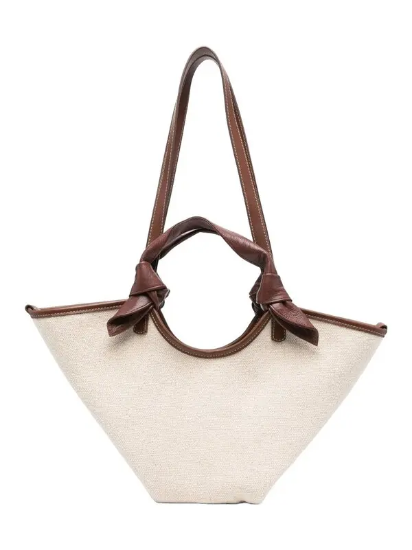 Hereu Fonol Small Canvas Tote - Brown