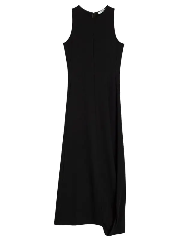 LEMAIRE Cotton Midi Dress - Black