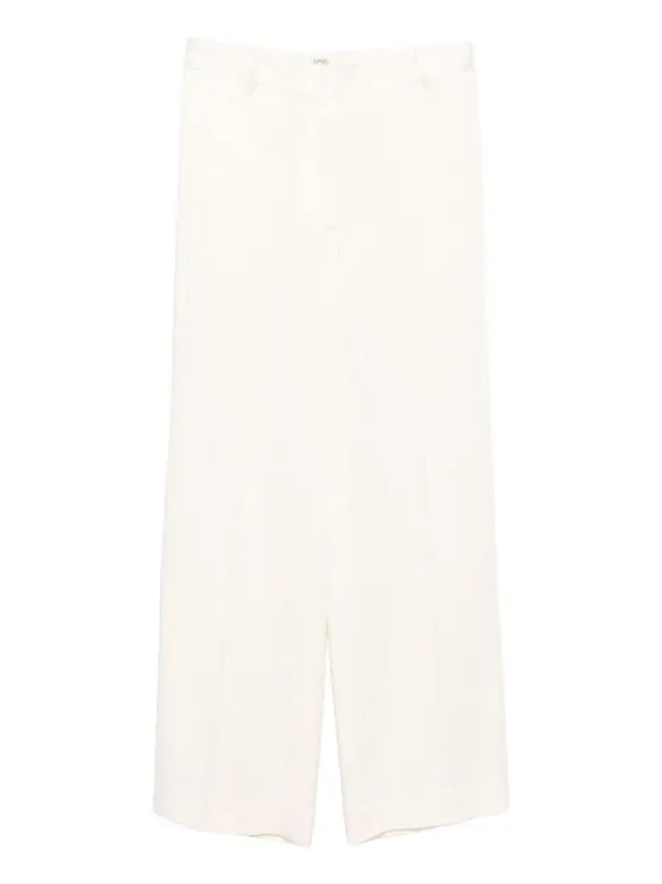 TOTEME Wide-leg Trousers - White