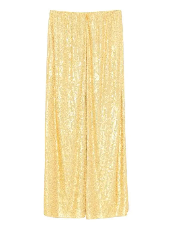 Norma Kamali Wide-leg Trousers - Yellow