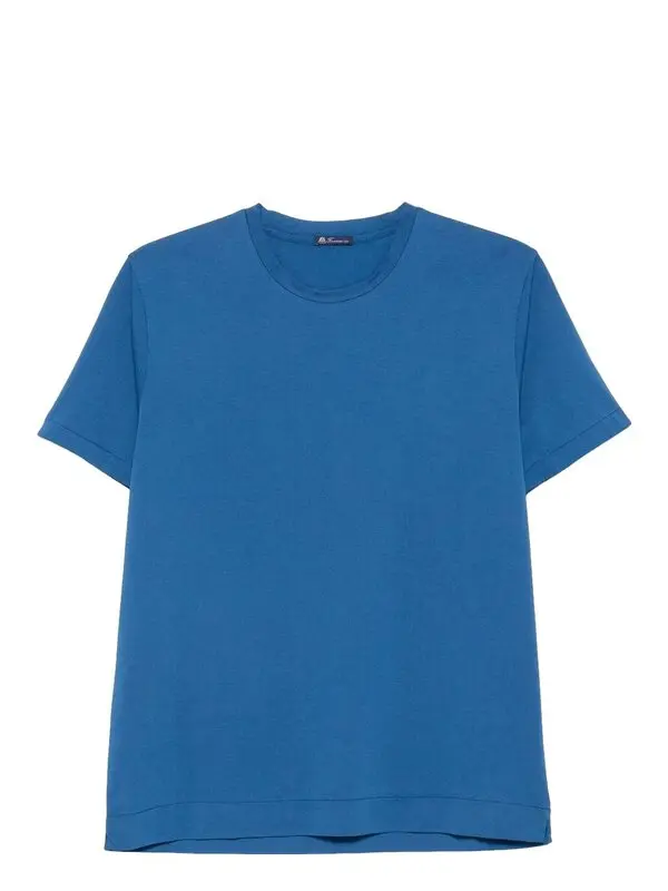 FINAMORE 1925 Cotton T-shirt - Blue