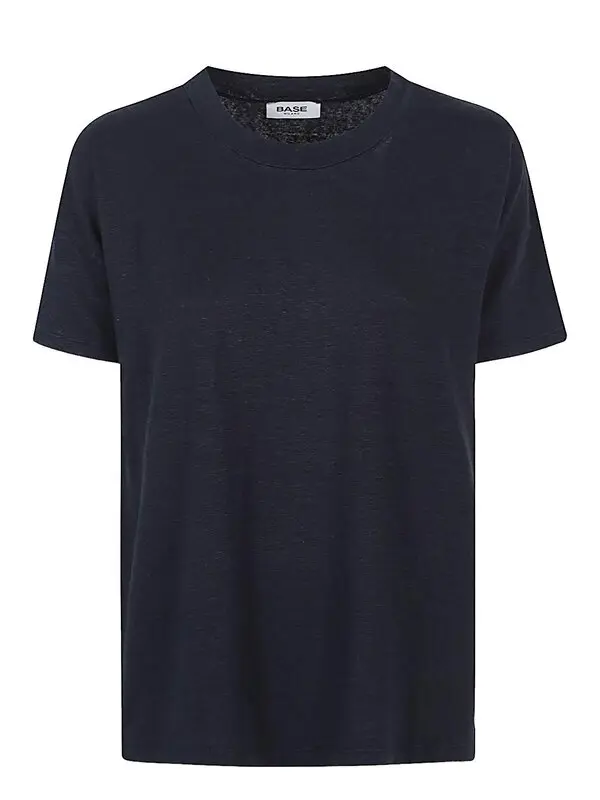 BASE Linen T-shirt - Blue
