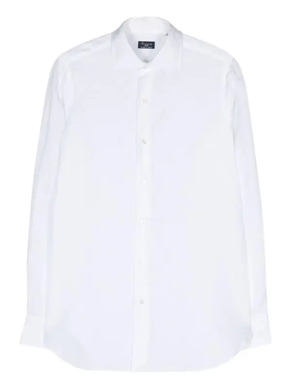 FINAMORE 1925 Napoli Cotton Shirt - White
