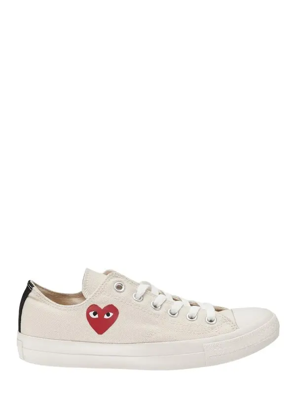 Play Comme Des Garcon Chuck Taylor Sneakers - Beige
