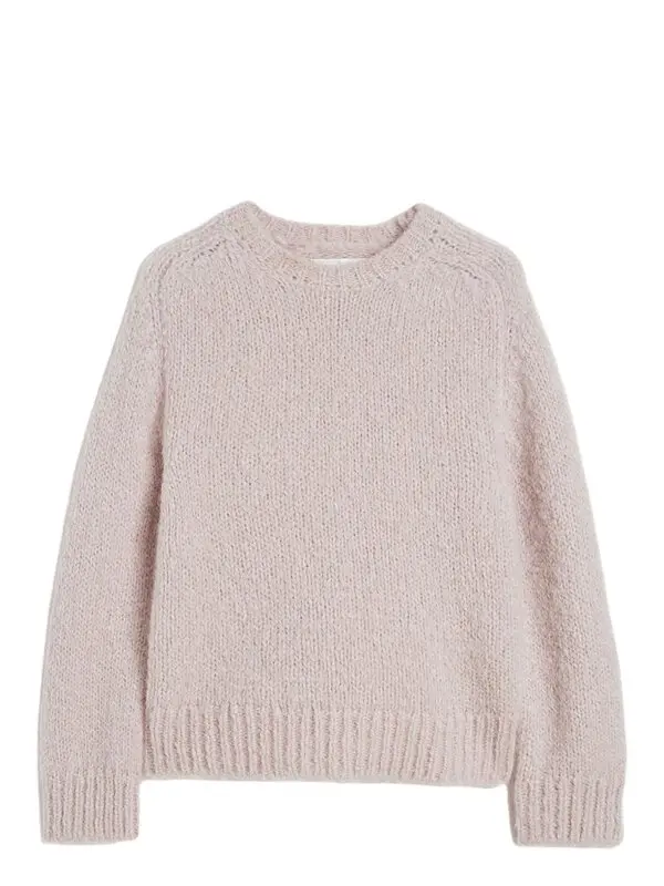 JIL SANDER Wool Crewneck Jumper - Pink
