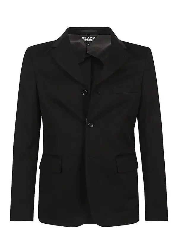 Comme Des Garçons Single-breasted Jacket - Black