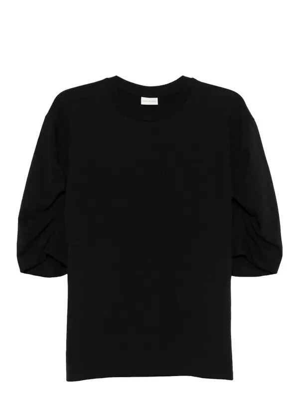 Dries Van Noten Cotton T-shirt - Black