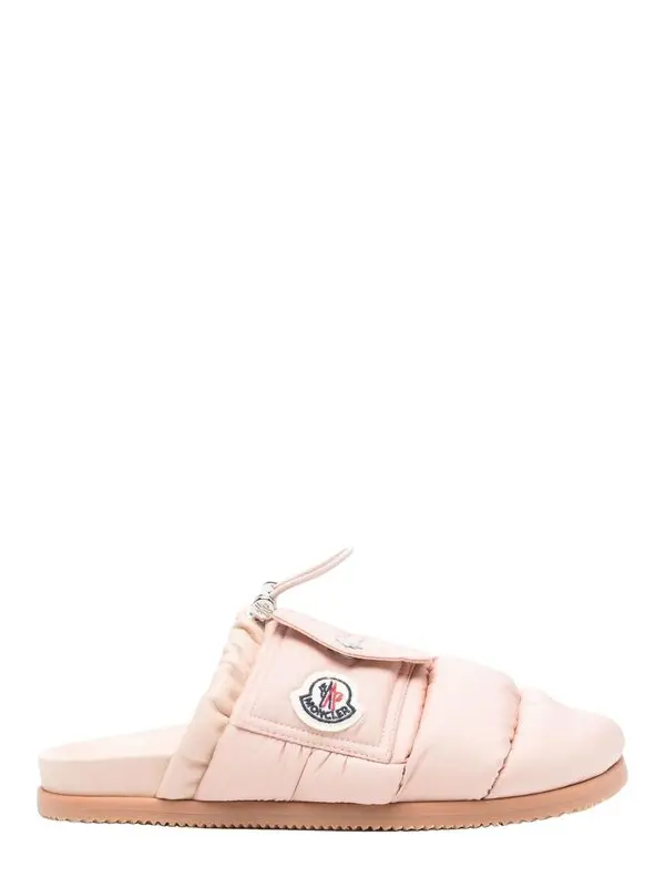 Moncler Padded Slippers - Pink