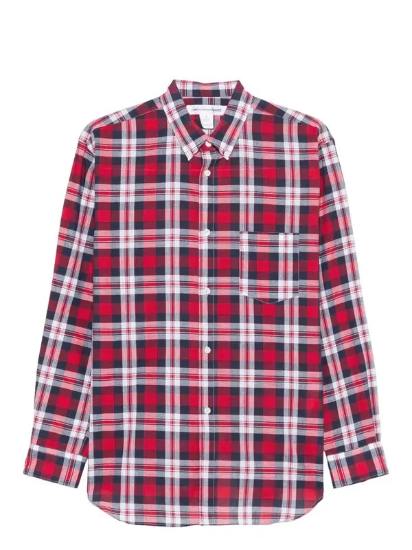 Comme Des Garçons Tartan Pattern Shirt - Multi