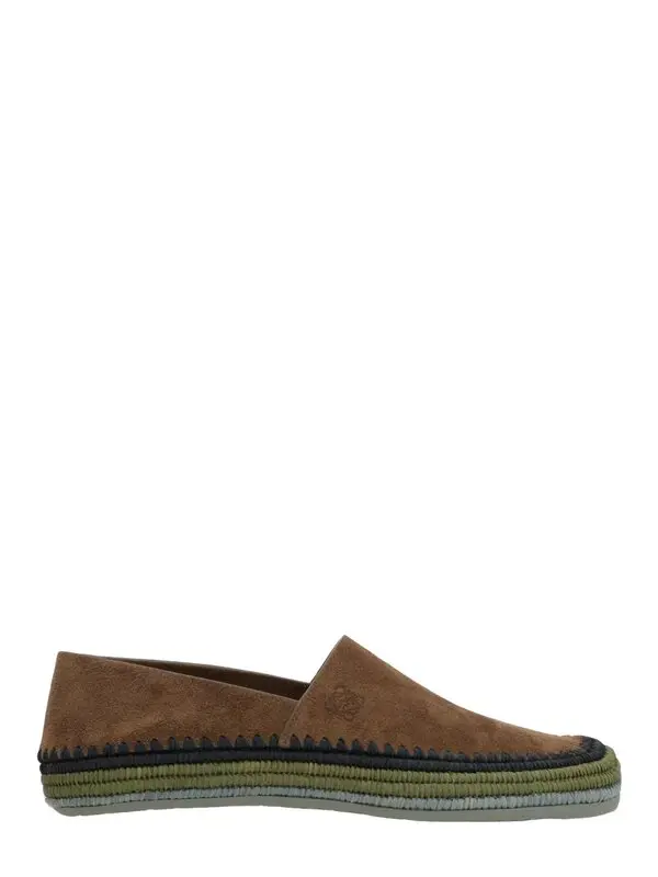 Loewe Rio Suede Espadrilles - Brown