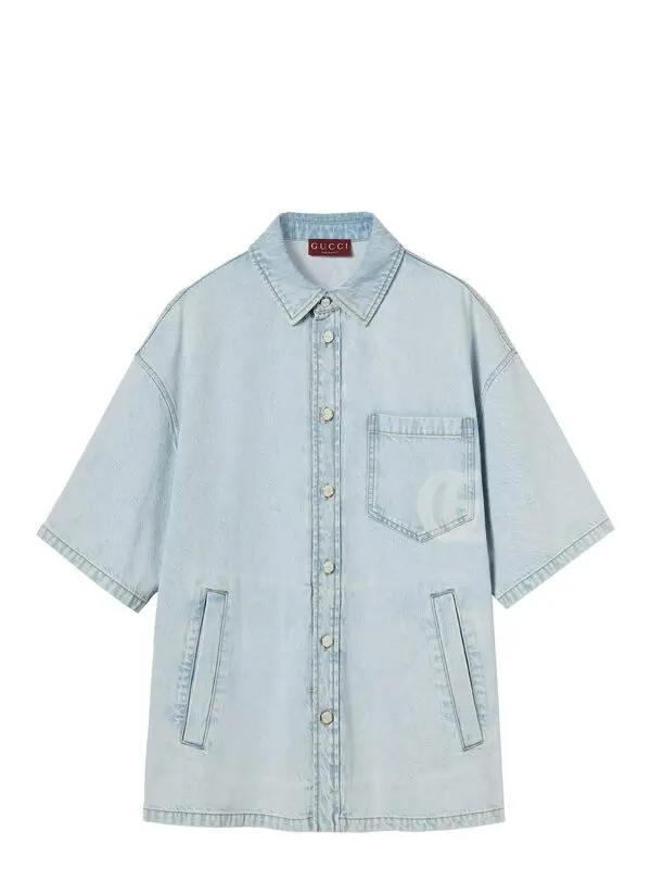 Gucci Denim Shirt - Sky Blue