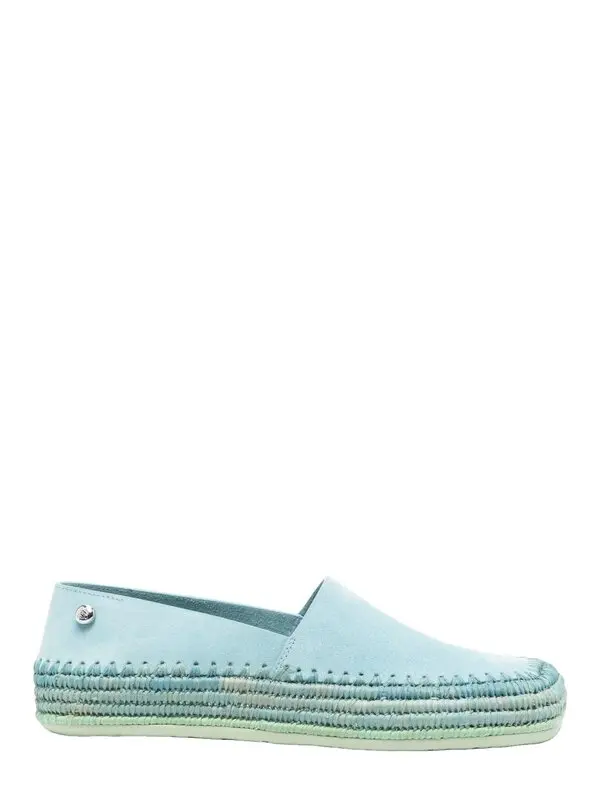 Loewe Rio Suede Espadrilles - Sky Blue