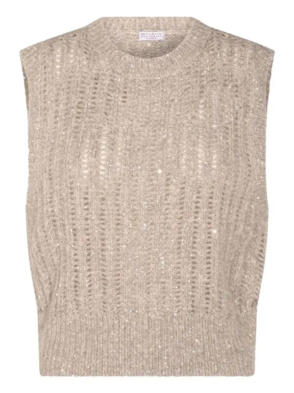 Brunello Cucinelli Tank Top - White