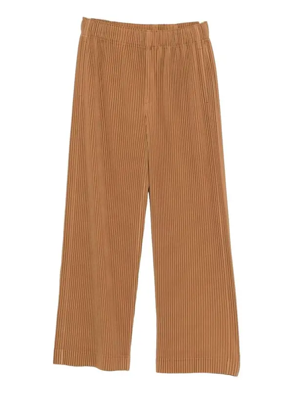 Issey Miyake Pleated Trousers - Brown