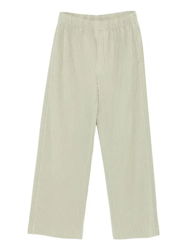 Issey Miyake Pleated Trousers - Green