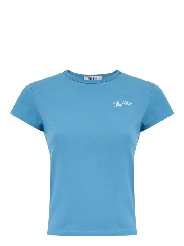 Attico Jersey T-shirt - Sky Blue