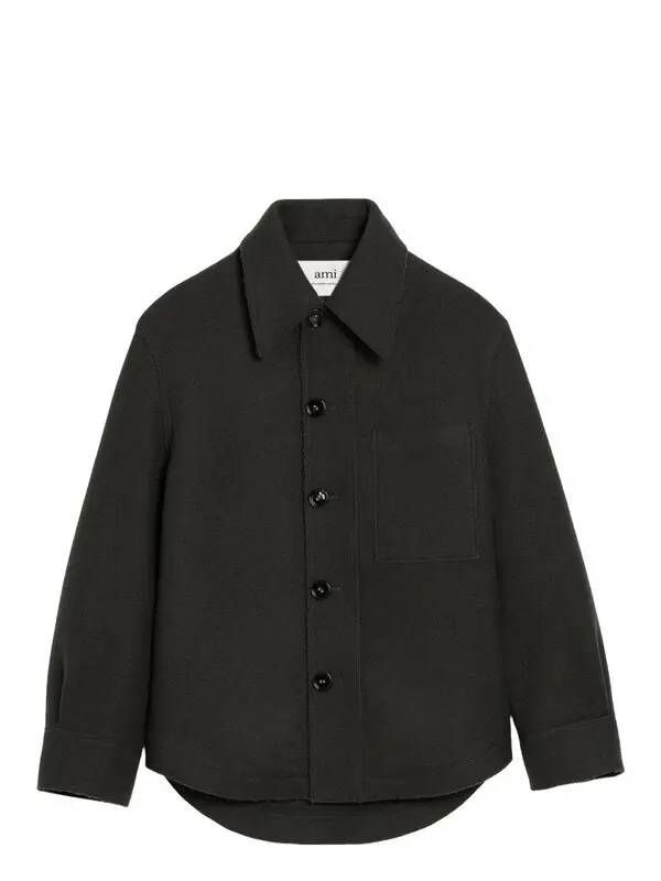 Ami Wool Jacket - Grey
