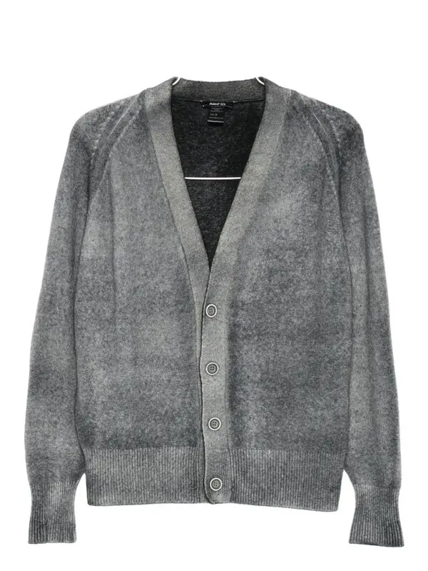 Avant Toi Wool And Cashmere V-neck Cardigan - Grey