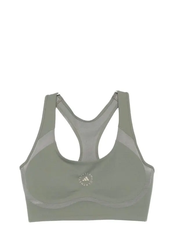 Adidas By Stella McCartney Logo Gym Bra - Green