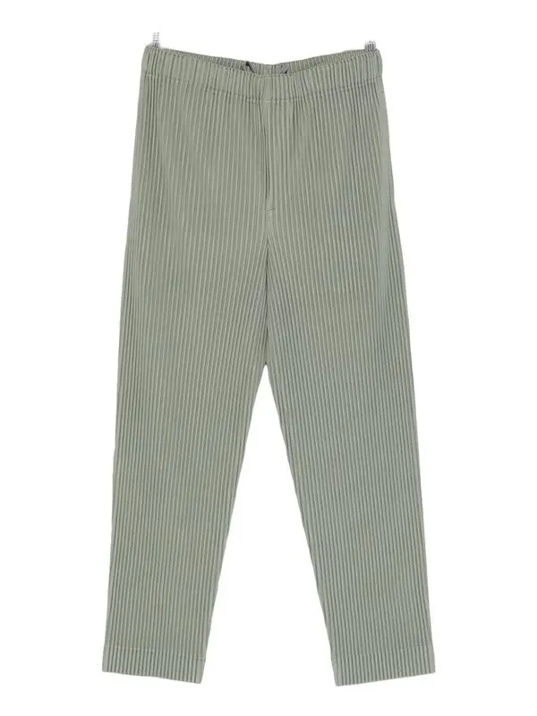 Issey Miyake Pleated Trousers - Green