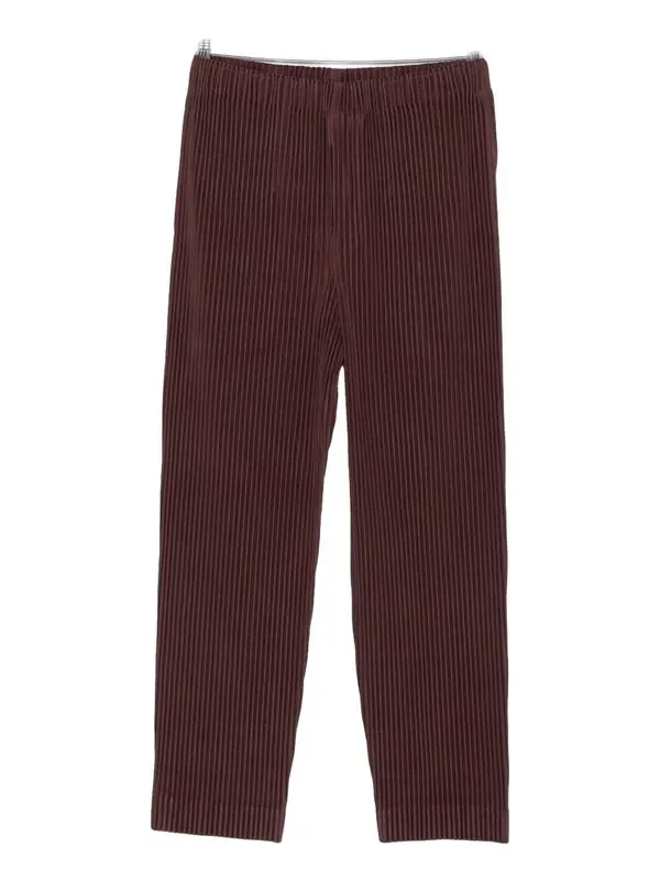 Issey Miyake Pleated Trousers - Brown