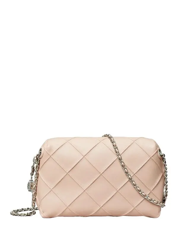 Tory Burch Fleming Leather Crossbody Bag - Pink