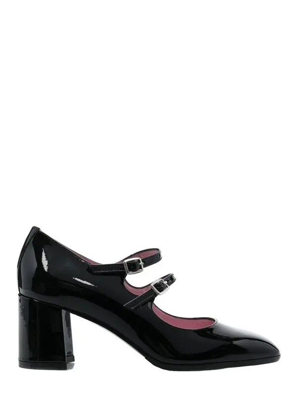 CAREL Alice Patent Leather Pumps - Black