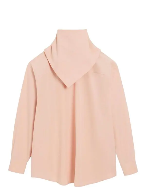 Ami Bandana Cotton Shirt - Pink