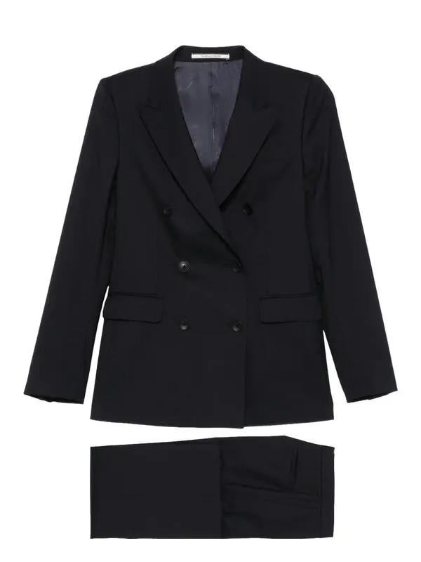 Tagliatore Wool Blend Suit - Blue