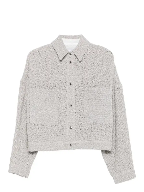IRO PARIS Pabli Cotton Jacket - Grey
