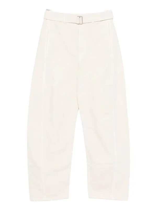 LEMAIRE Twisted Denim Cotton Jeans - White