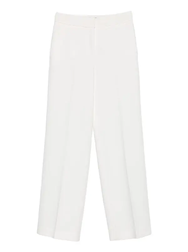 VIA MASINI 80 Straight-leg Trousers - White