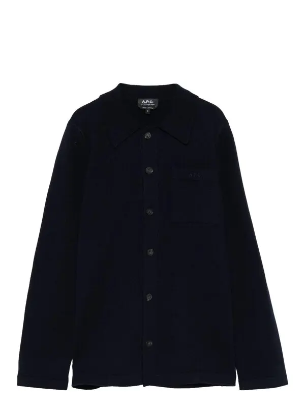 A.p.c. Wool Shirt - Blue