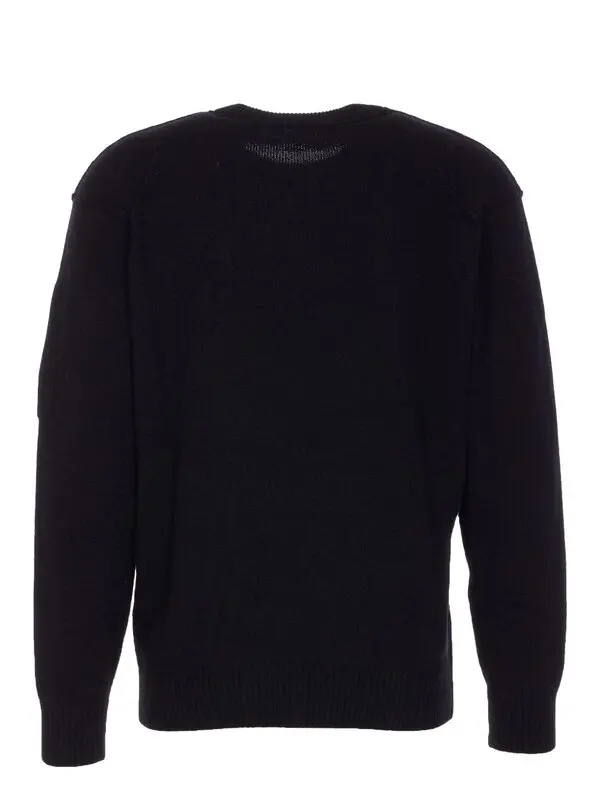 C.P. COMPANY Wool Crewneck Sweater - Black