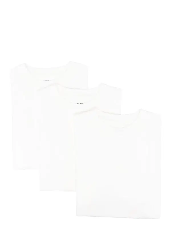 JIL SANDER Cotton Short Sleeve T-shirt - White