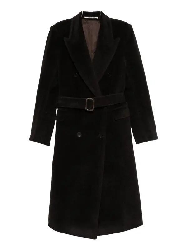 Tagliatore Wool Double-breasted Coat - Brown