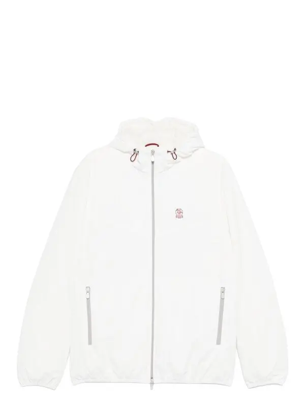 Brunello Cucinelli Nylon Blouson Jacket - White