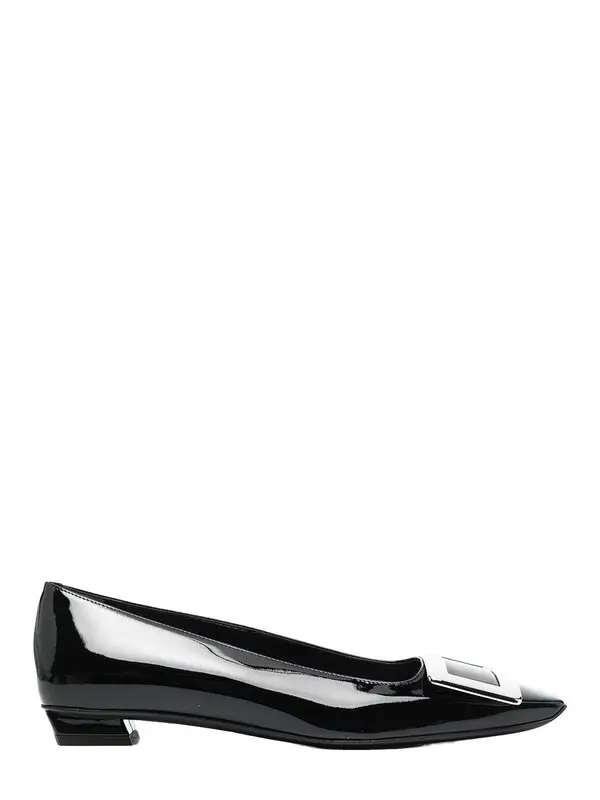 ROGER VIVIER Belle Vivier Ballerinas - Black