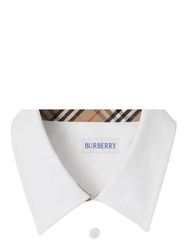 Burberry Shirt With Logo - White