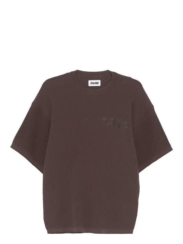 MAGLIANO Waffle T-shirt - Brown
