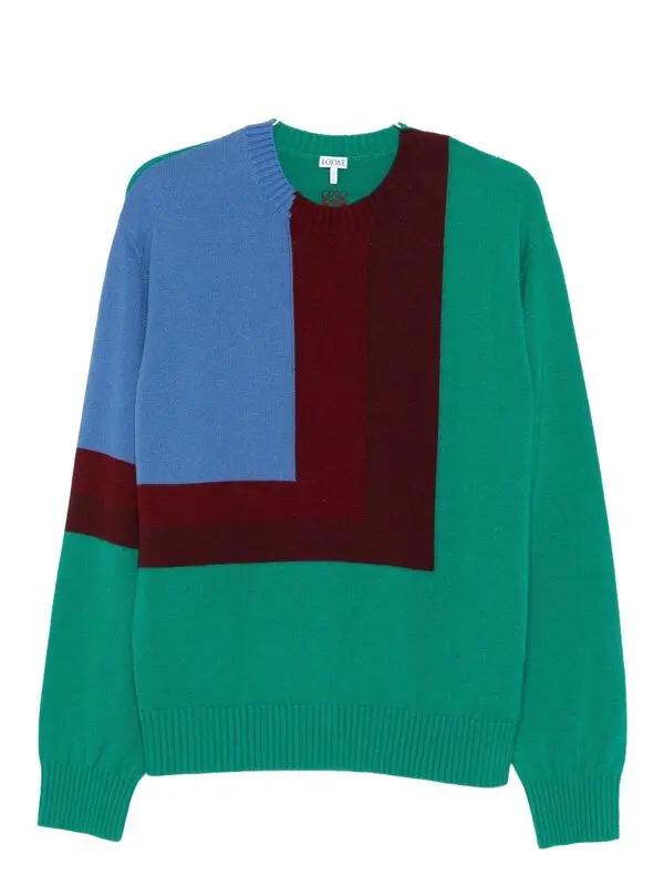 Loewe Wool Crewneck Sweater - Red
