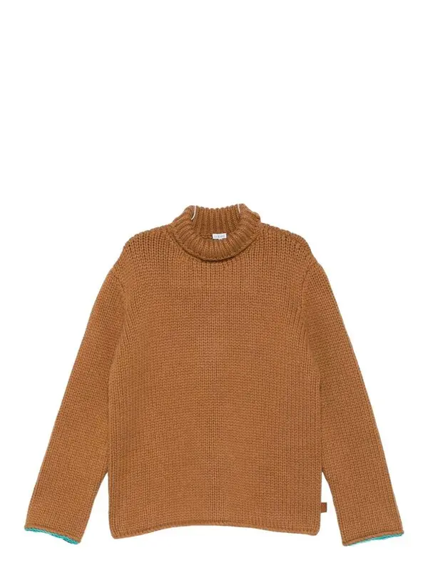 Loewe Wool Turtleneck Sweater - Brown