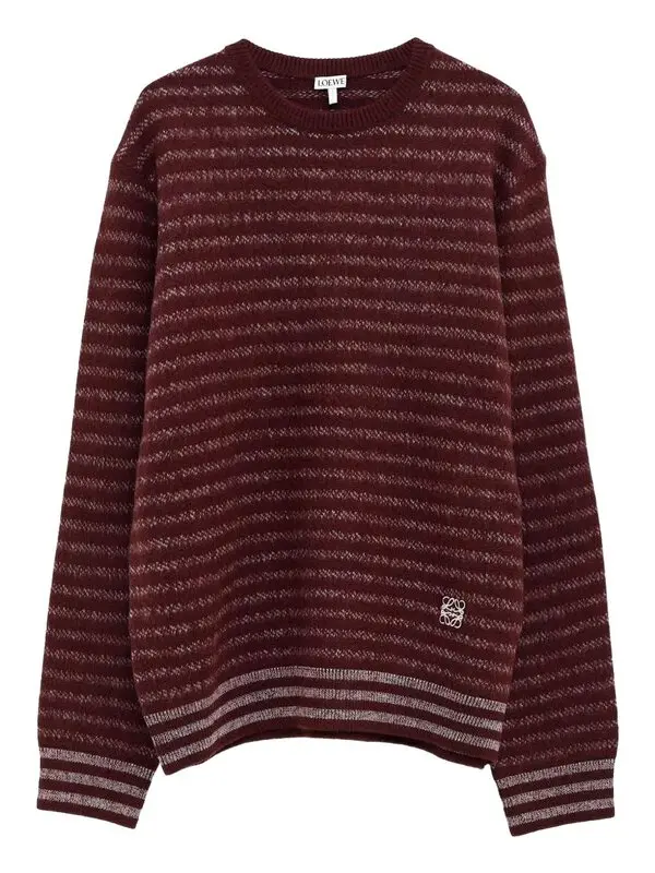 Loewe Wool Crewneck Sweater - Red