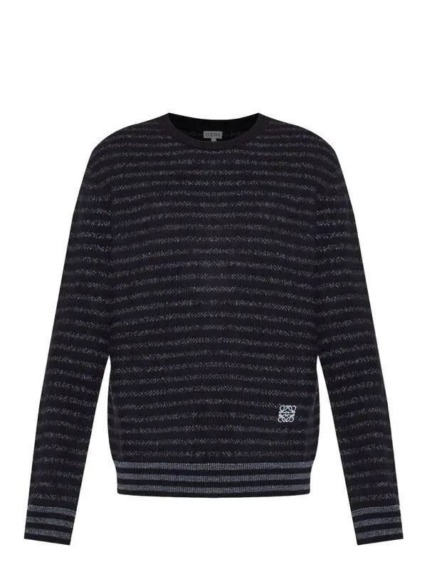Loewe Crewneck Wool Sweater - Blue