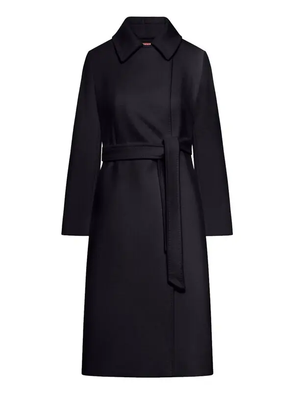 Max Mara Il Wool Coat - Black