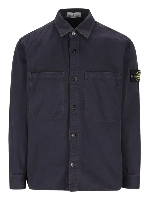 Stone Island Organic Cotton Shirt - Blue