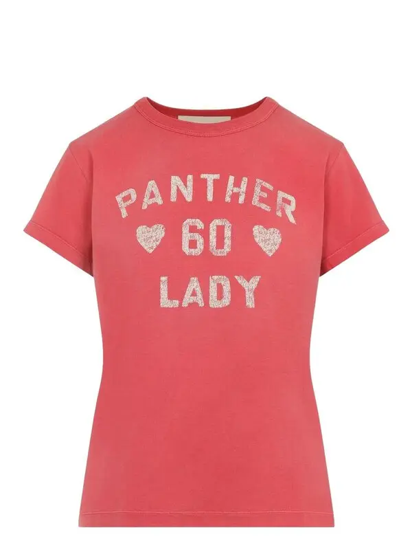 Valentino Garavani Printed Cotton T-shirt - Red